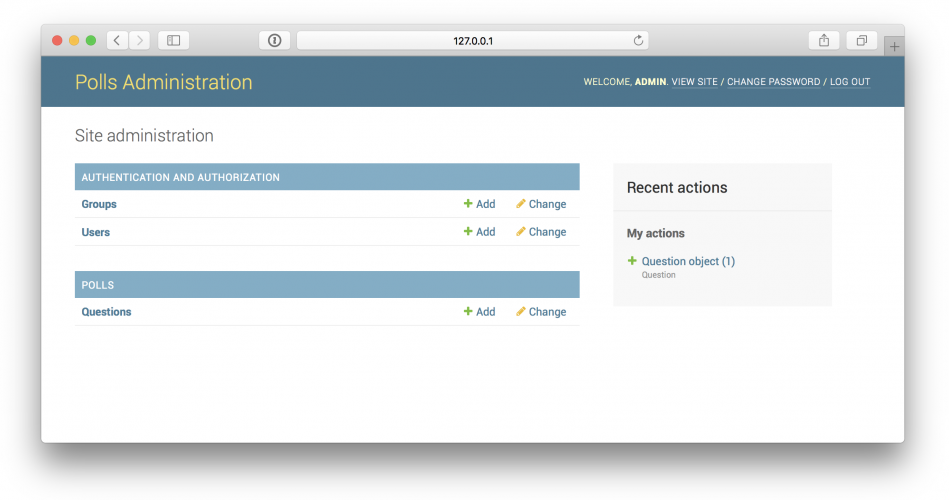 Complete Code for the Django Tutorial, Step by Step - Considerate Code